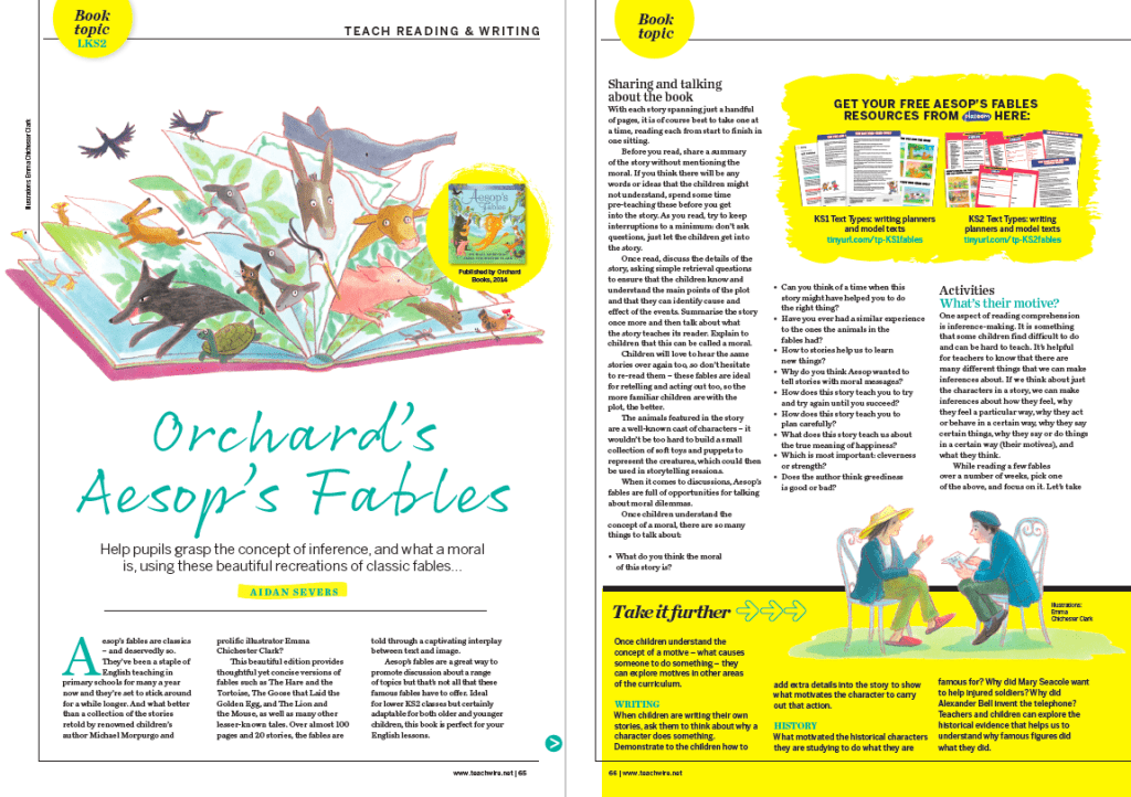 Aesop’s fables – Books for topics KS2 - Teachwire