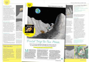 Field Trip to the Moon – KS1 cross-curricular activities - Teachwire