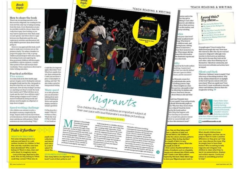 Migrants by Issa Watanabe – Wordless picturebook KS2 activities - Teachwire