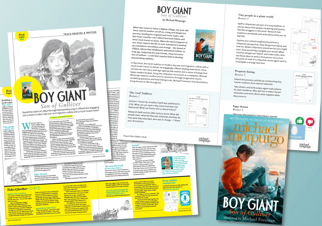 Boy Giant – KS2 activity ideas - Teachwire