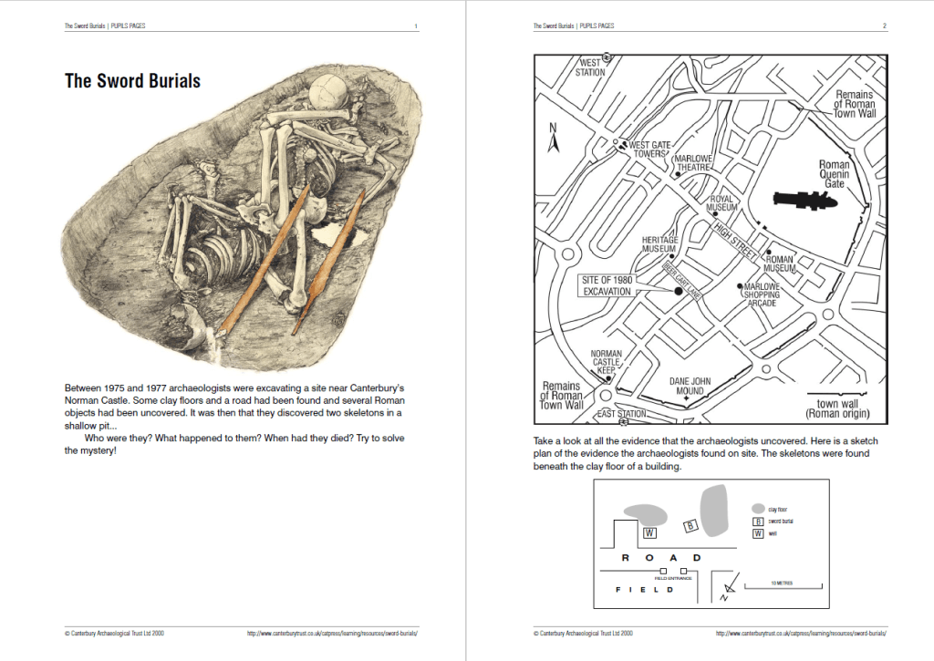 The Sword Burials – Archaeology activity for KS3 History - Teachwire