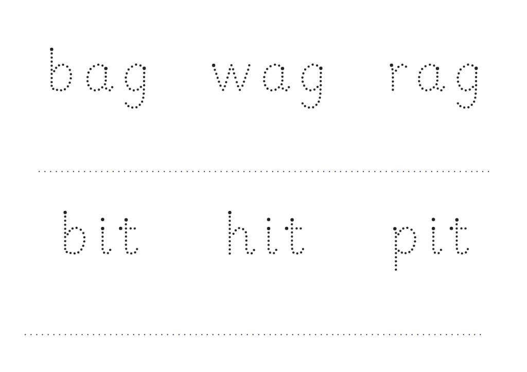 CVC words worksheets – Handwriting practice - Teachwire