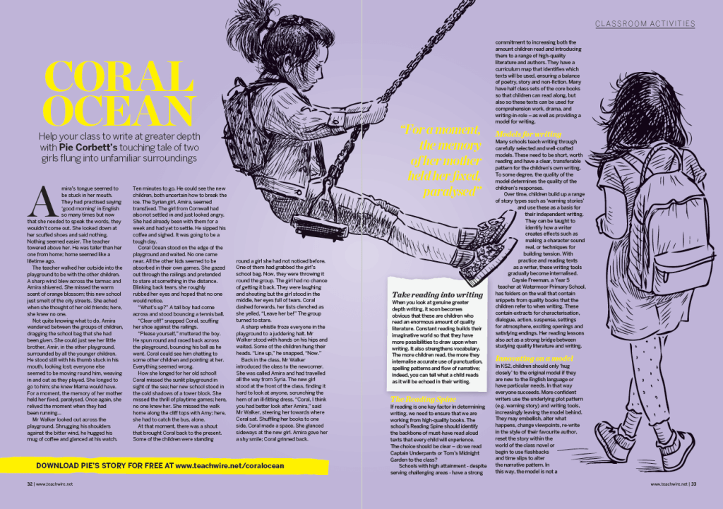 Coral Ocean – Teach Greater Depth of Writing with Pie Corbett’s Story ...