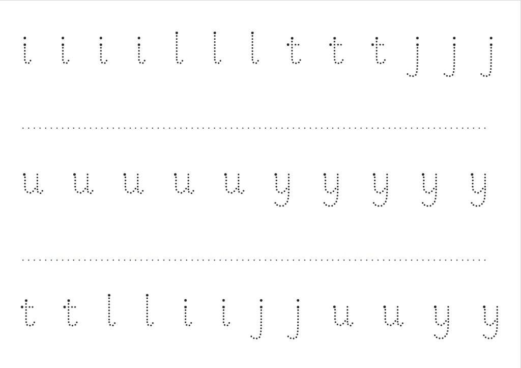 Down and Turn Letters Worksheet – Handwriting and Comprehension ...
