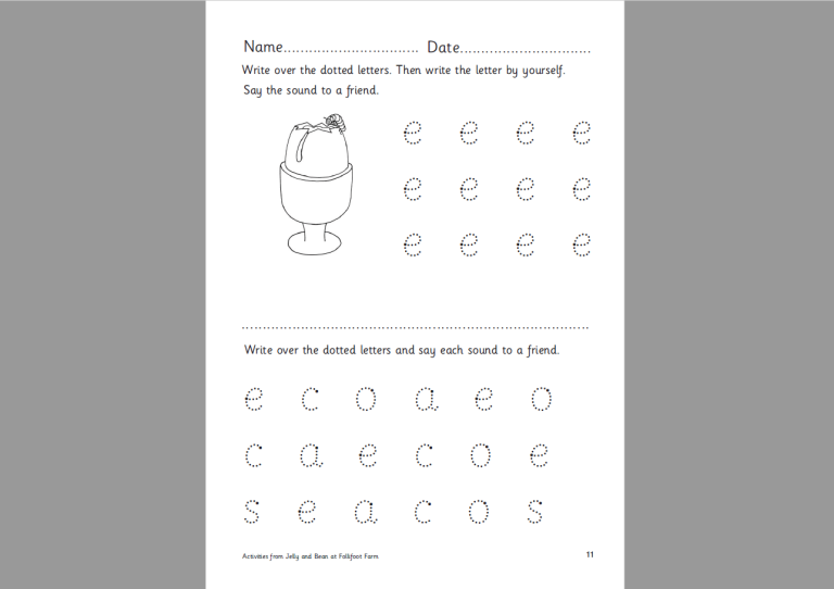 First Words Writing 1 Worksheet – Handwriting and Comprehension ...