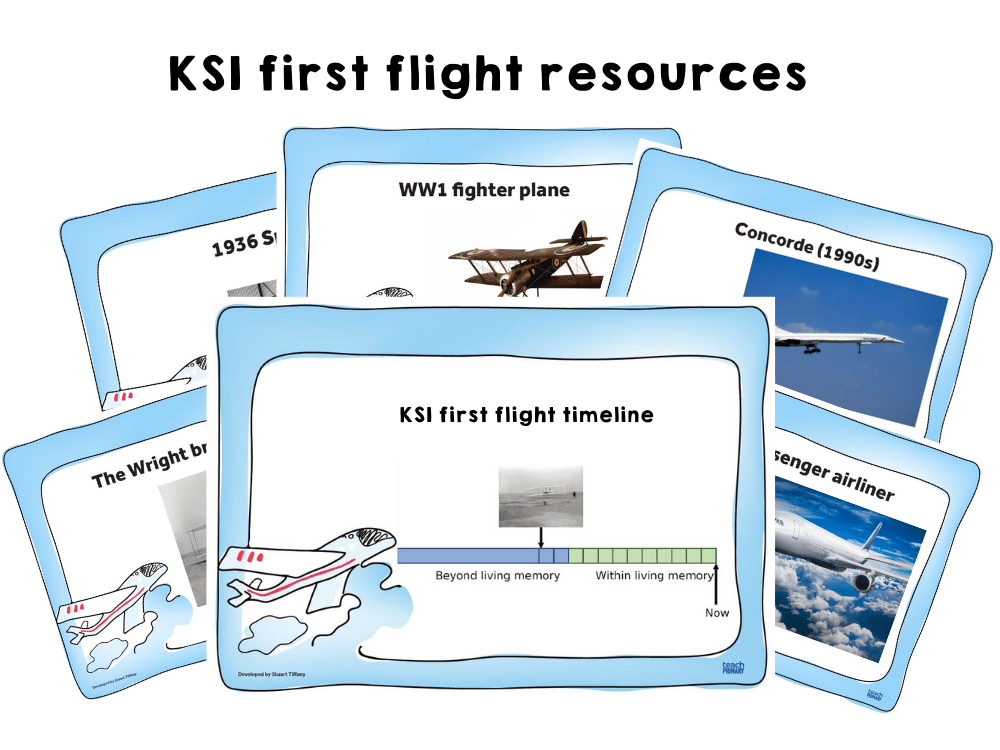 History timeline KS1 – the first flight - Teachwire History timeline KS1 – the first flight - Teachwire