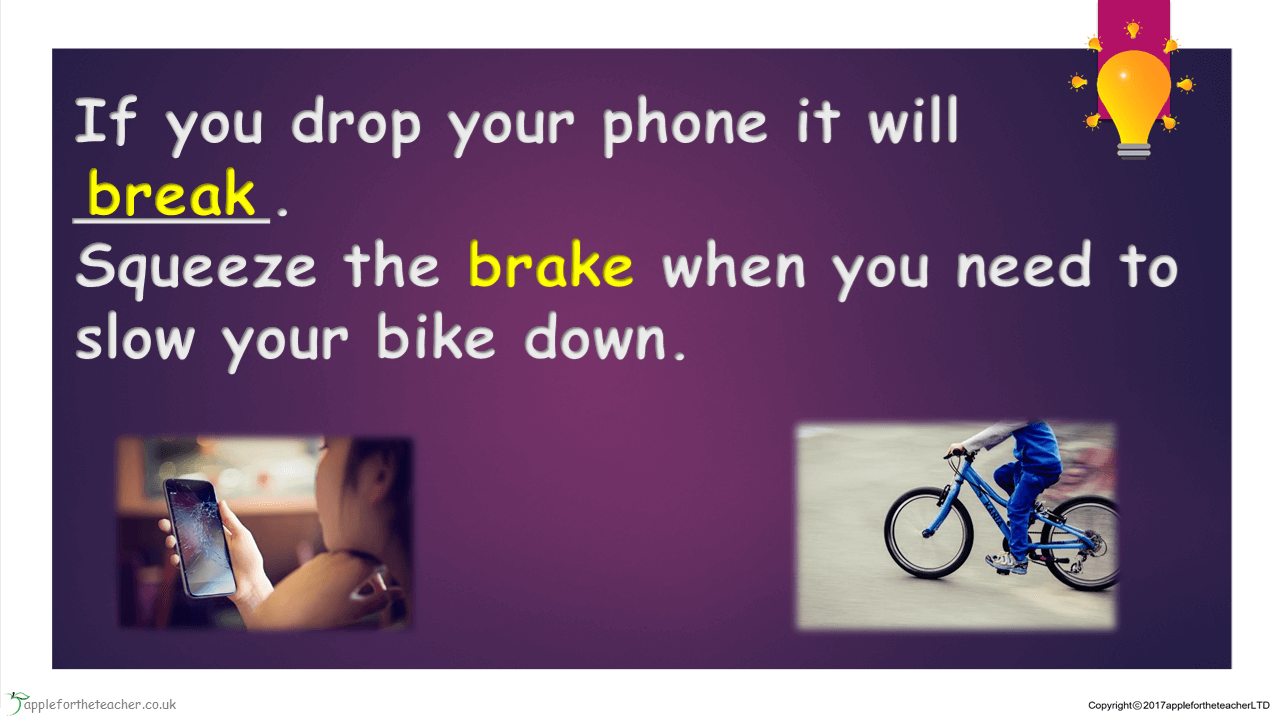 Homophones PowerPoint Presentation Resource for Years 3-6 - Teachwire