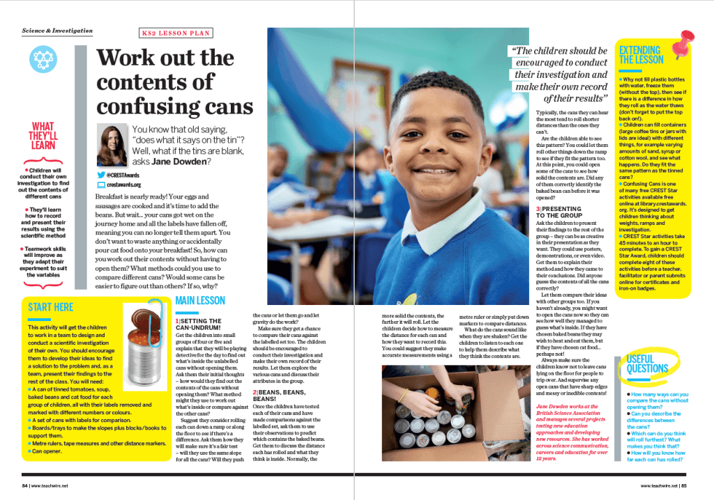 KS2 Science & Investigation Lesson Plan – Work Out What’s in Unlabelled ...