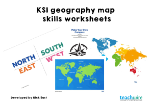 Geography KS1 – map skills worksheets PDF - Teachwire