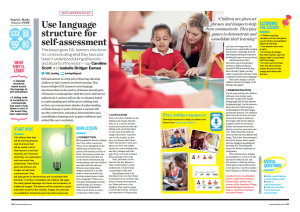 EAL self-assessment lesson plan and images for KS2 - Teachwire