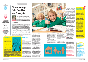 French families – KS2 MFL lesson plan - Teachwire