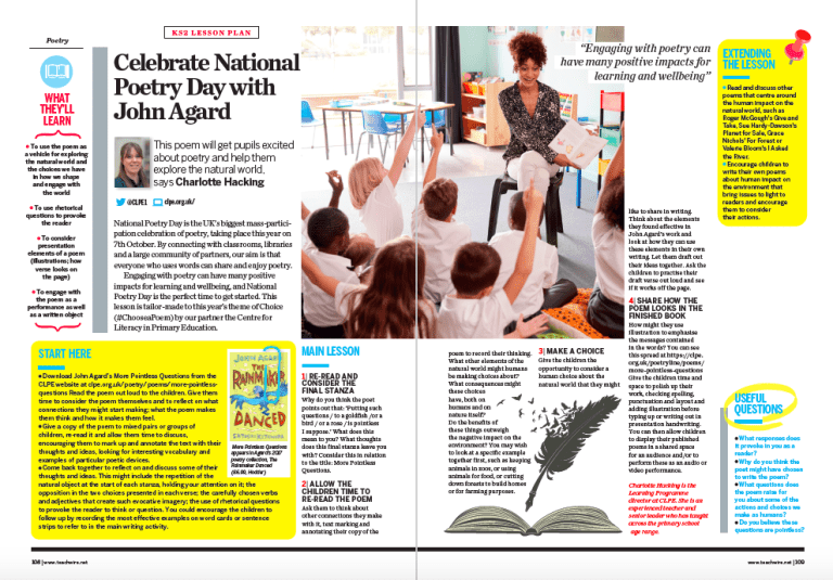 John Agard poems – KS2 lesson plan - Teachwire