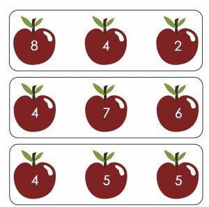 Number Bonds To 10 Activity Sheet With Apples Theme - Teachwire