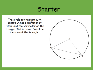 4 PowerPoint Lessons on Circle Theorems for KS4 Maths - Teachwire