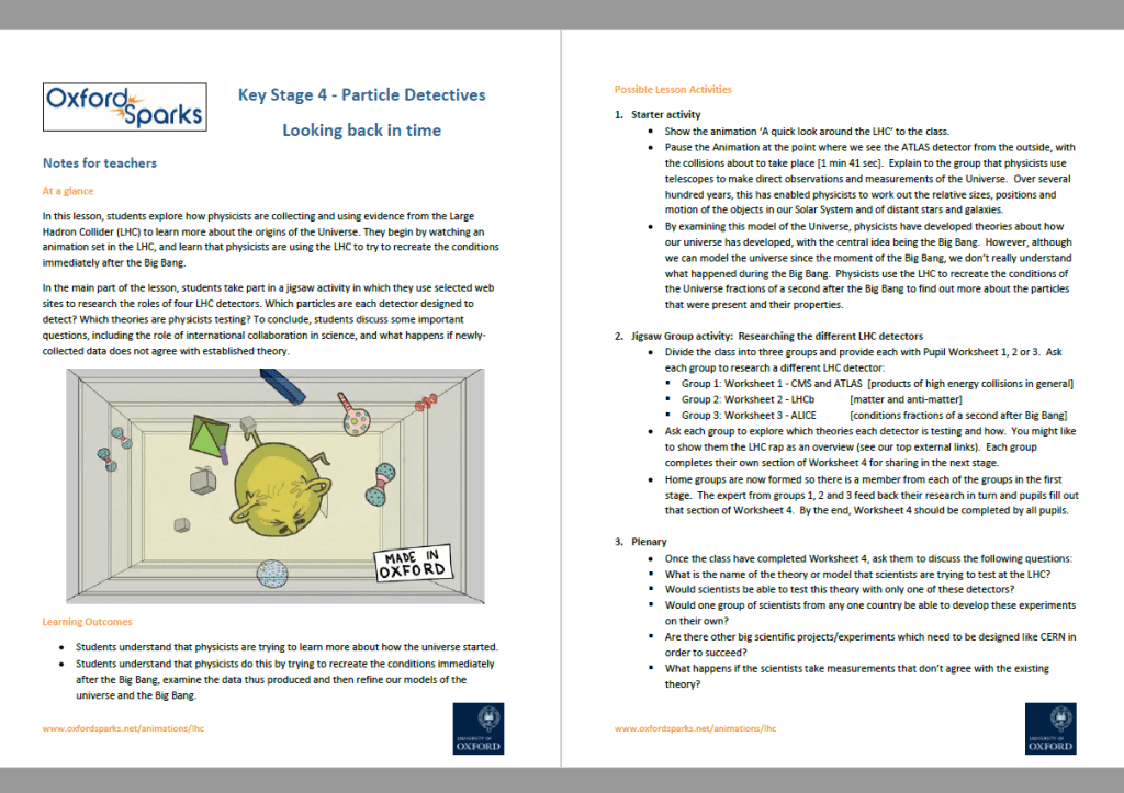 KS4 Science Lesson – Particle Detectives - Teachwire