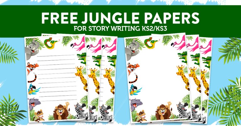 Jungle-themed Drawing and Writing Sheets for KS1 / KS2 - Teachwire