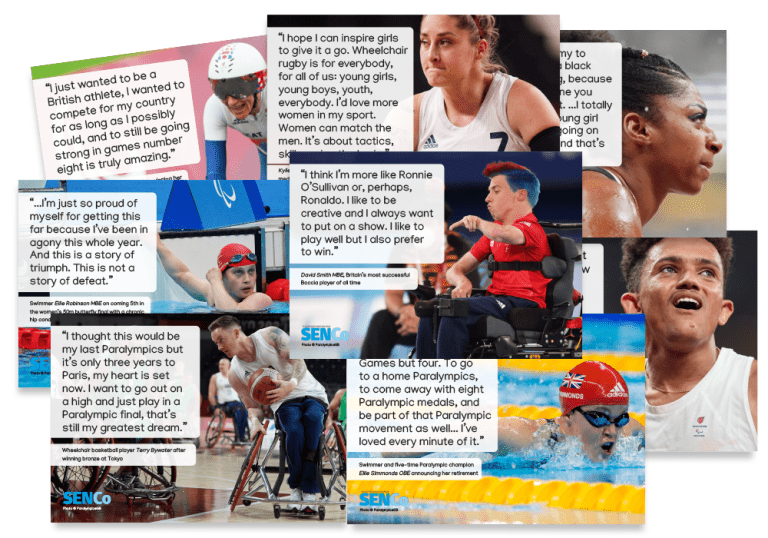 Inspirational posters – Quotes from Paralympic Games athetes - Teachwire