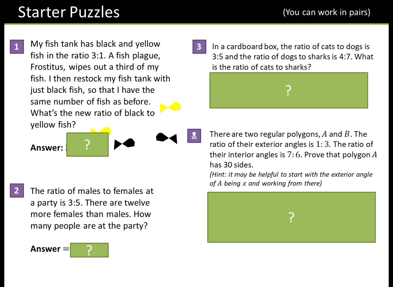 Ratio and Proportion for KS3 Maths - Teachwire