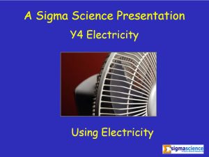 Using Electricity PowerPoint for Year 4 Science - Teachwire