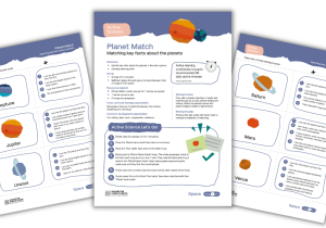 Space activities for kids – Active learning Planet Match game - Teachwire