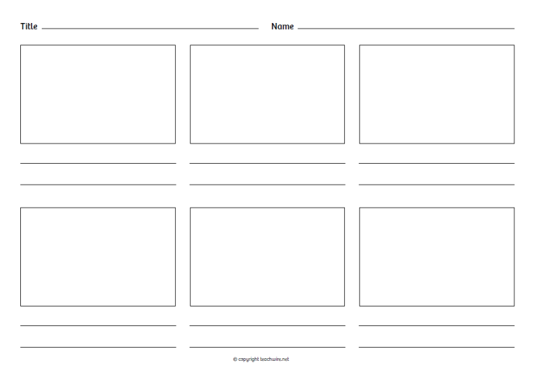 Story writing – 11 of the best storyboard templates and creative ...