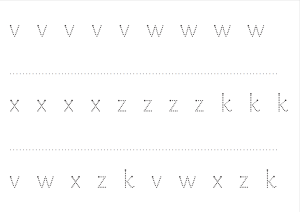 Letters with straight lines – Handwriting worksheet - Teachwire