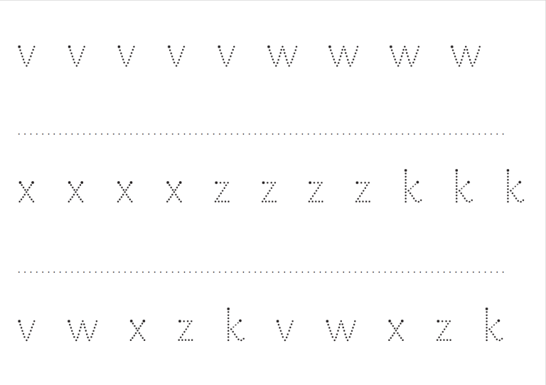 Letters with straight lines – Handwriting worksheet - Teachwire