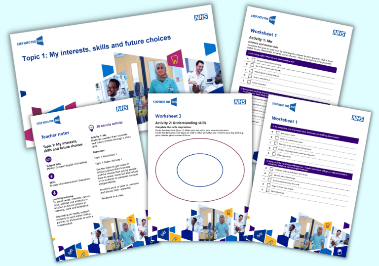 KS4 career resources from the NHS - Teachwire