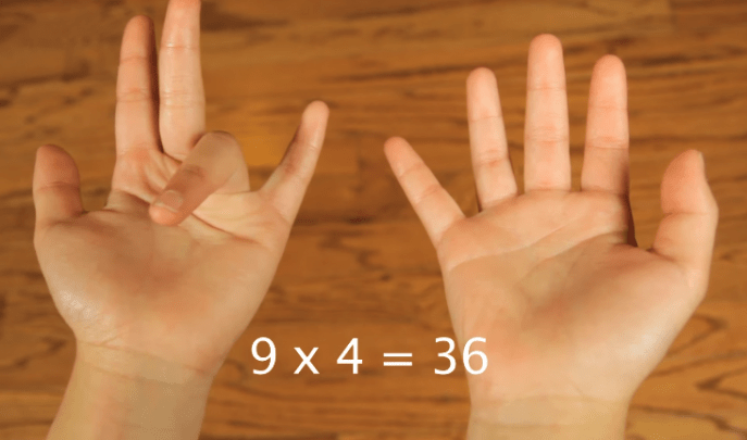 9 Multiplication Table Finger Trick | Cabinets Matttroy
