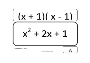 Factorising Equations Treasure Hunt - Active Maths Lesson For KS3 And KS4 - Teachwire