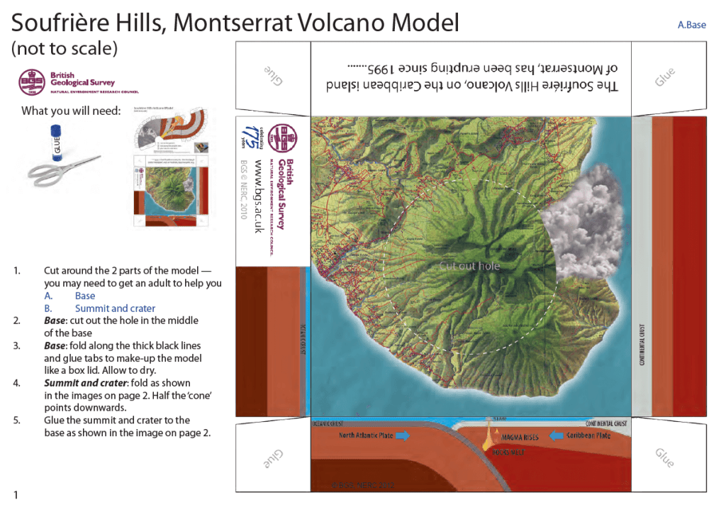 Cut-Out and Make Volcano Models - Teachwire