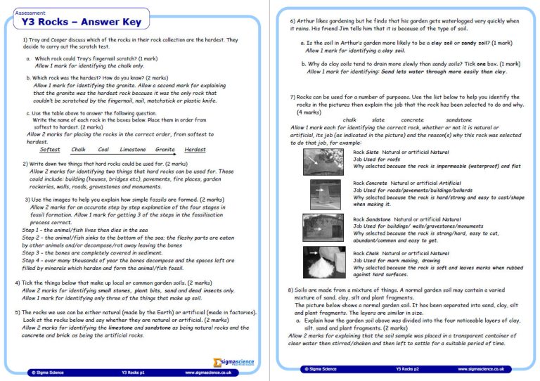 Year 4 Science Assessment Worksheet with Answers – Sound - Teachwire