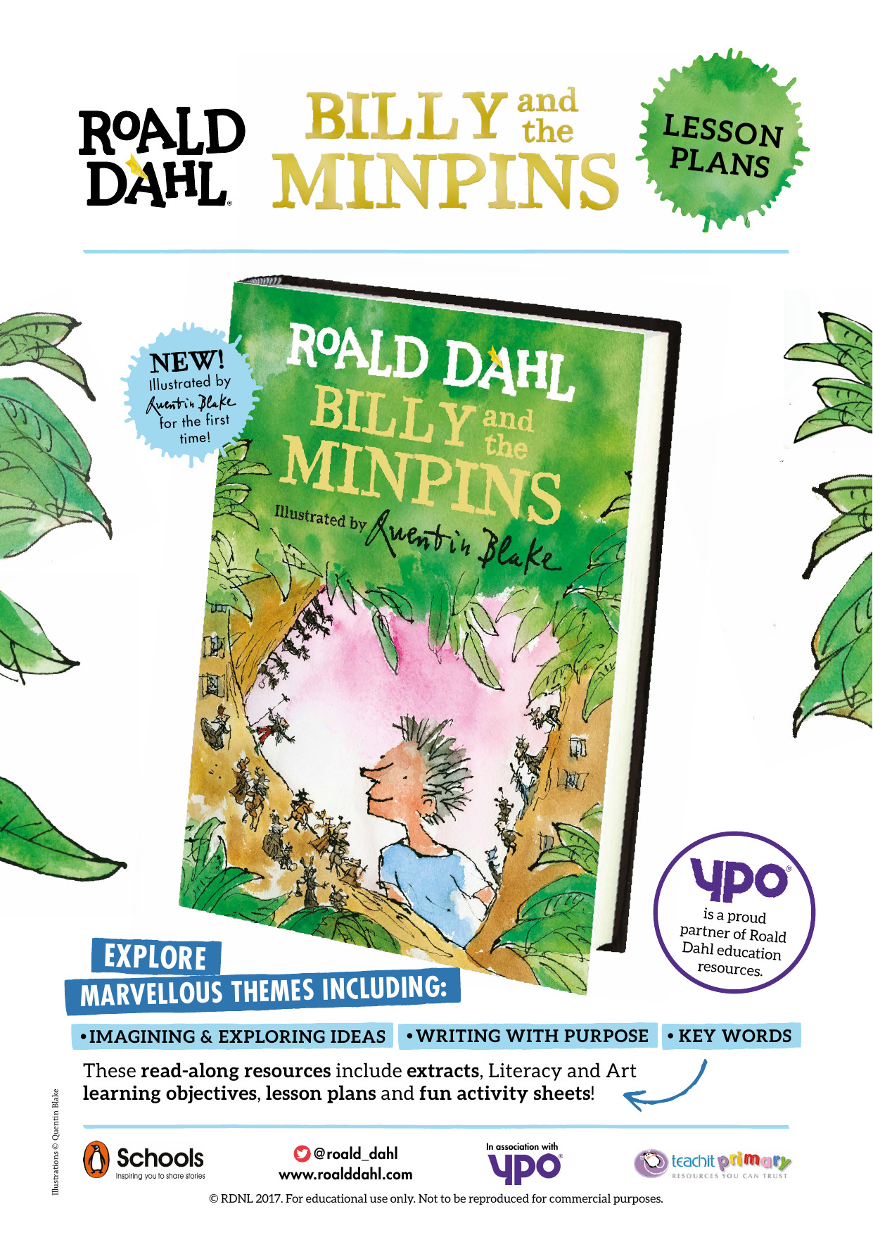 Free Roald Dahl Billy & The Minpins Lesson Plans - Teachwire