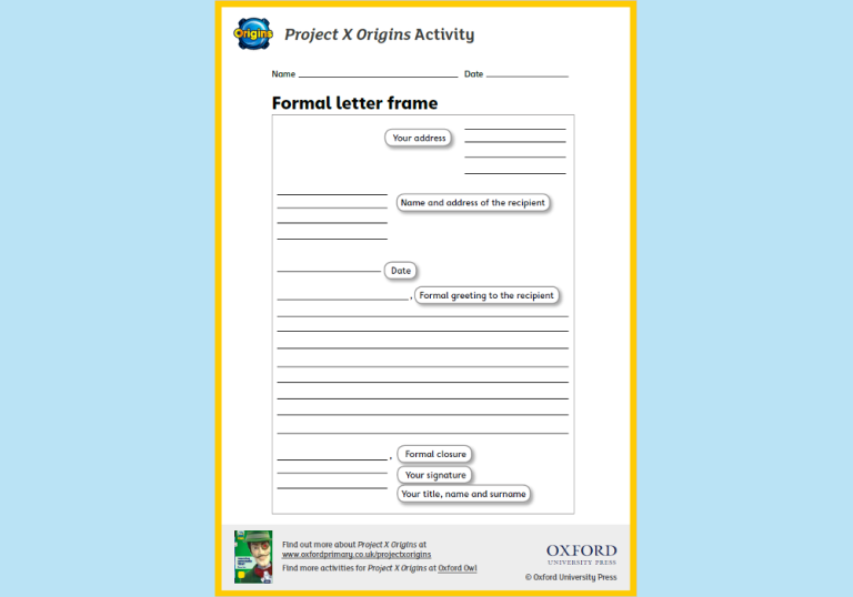 Formal letter writing KS2 – 9 of the best examples, worksheets and ...