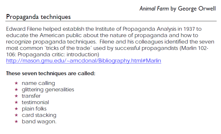 8 great teaching tools for reading George Orwell's Animal Farm in KS4 ...