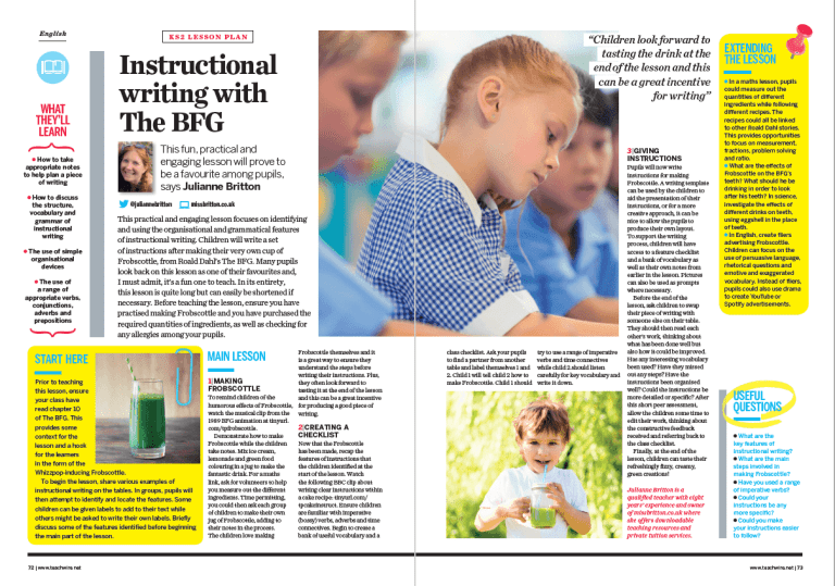 Instructional writing – Best resources for KS1 and KS2 - Teachwire