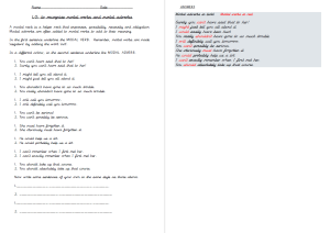 Modal verbs KS2 – Best examples, activities and resources - Teachwire