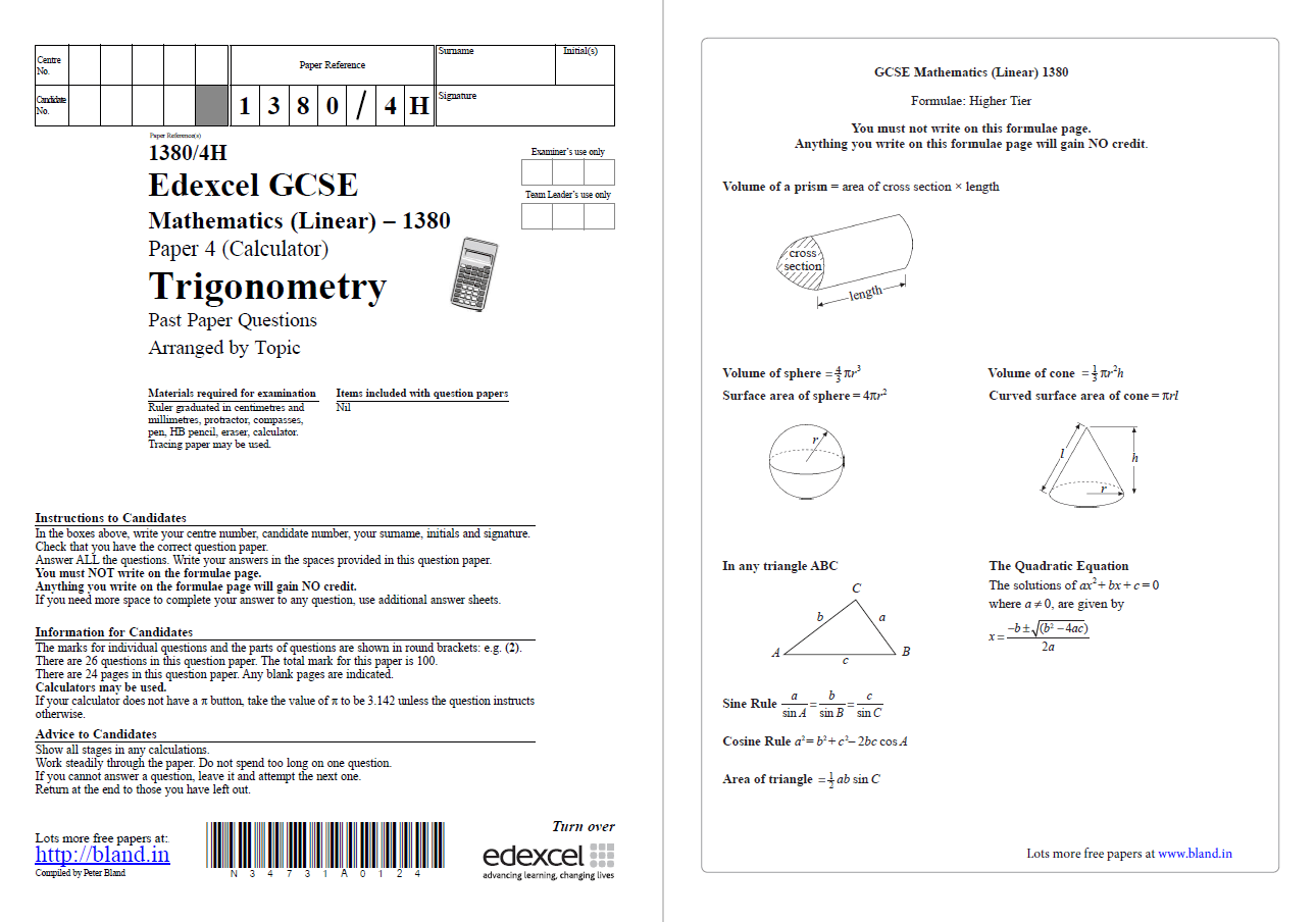 10 of the best trigonometry questions, worksheets and resources for KS3 ...