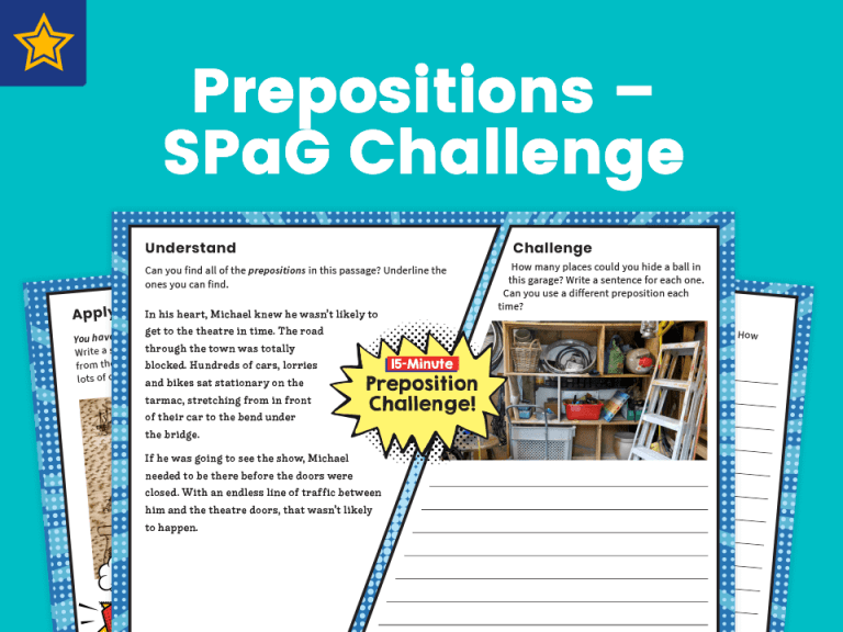 Preposition resources – 9 of the best examples, activities and ...