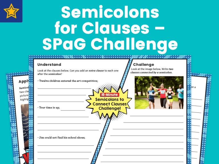 8 of the best colons and semicolons KS2 worksheets and resources ...