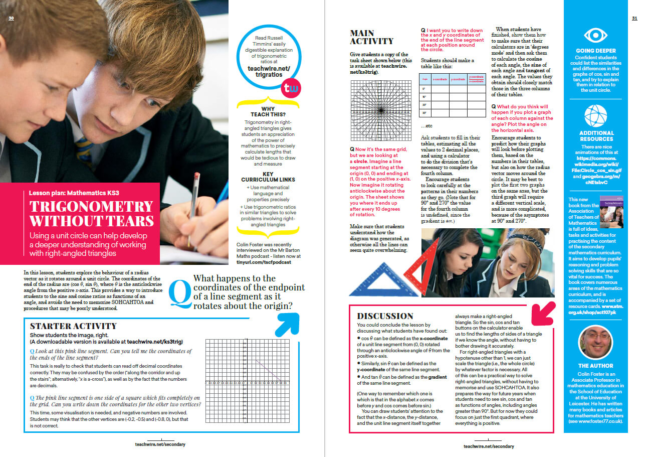 10 of the best trigonometry questions, worksheets and resources for KS3 ...