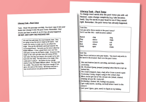 Past tense KS1 and KS2 worksheets – Best SPaG resources for primary ...