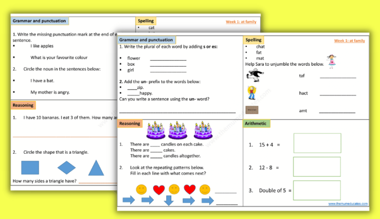 KS1 SATs – Practice papers and resources for the optional tests - Teachwire