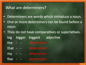 7 of the best determiners resources and worksheets for KS2 English ...