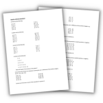 Negative numbers worksheet KS3 with answers - Teachwire