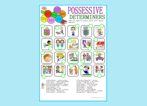 7 of the best determiners resources and worksheets for KS2 English ...