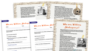 Shakespeare Week 2025 primary resources and worksheets - Teachwire