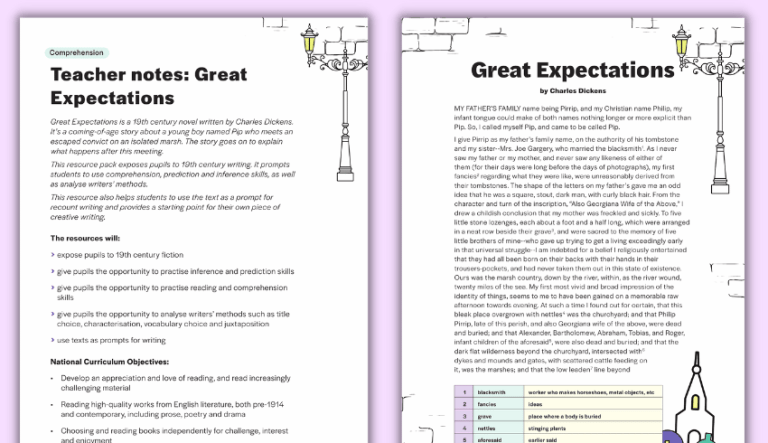 Year 8 English worksheets – Boost comprehension skills - Teachwire