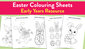 Easter colouring pages – Free colour-by-number printables - Teachwire