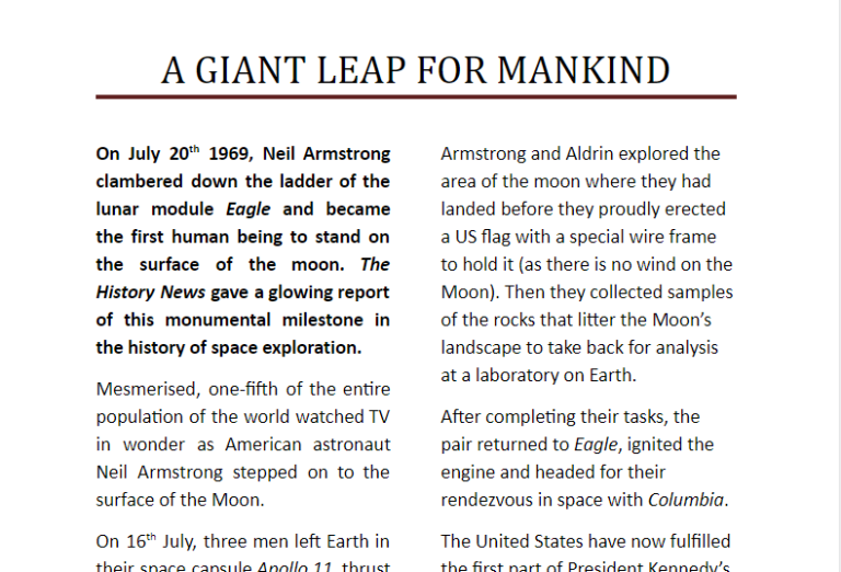 Moon Landing – 8 of the best primary teaching resources - Teachwire